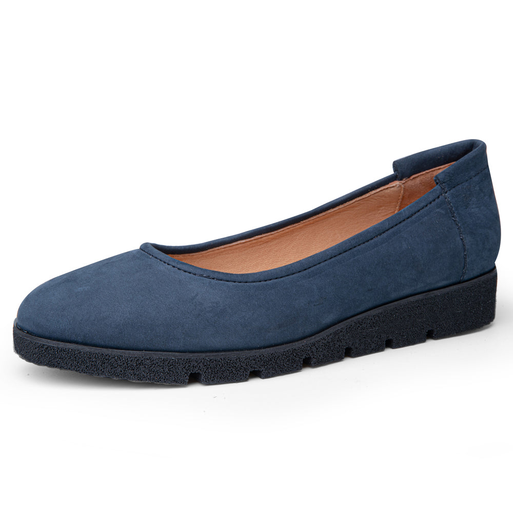 Lucky In Navy Blue Nubuck – Yes Brand Shoes